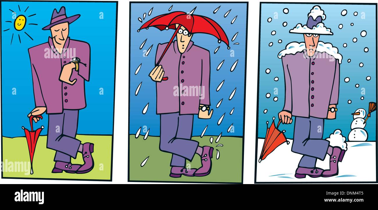 Illustration of Waiting Man Stock Vector Image & Art - Alamy