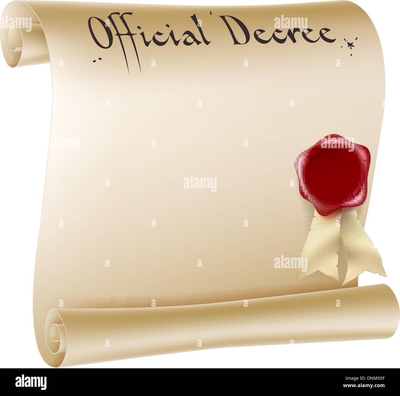 Ancient royal decree hi-res stock photography and images - Alamy