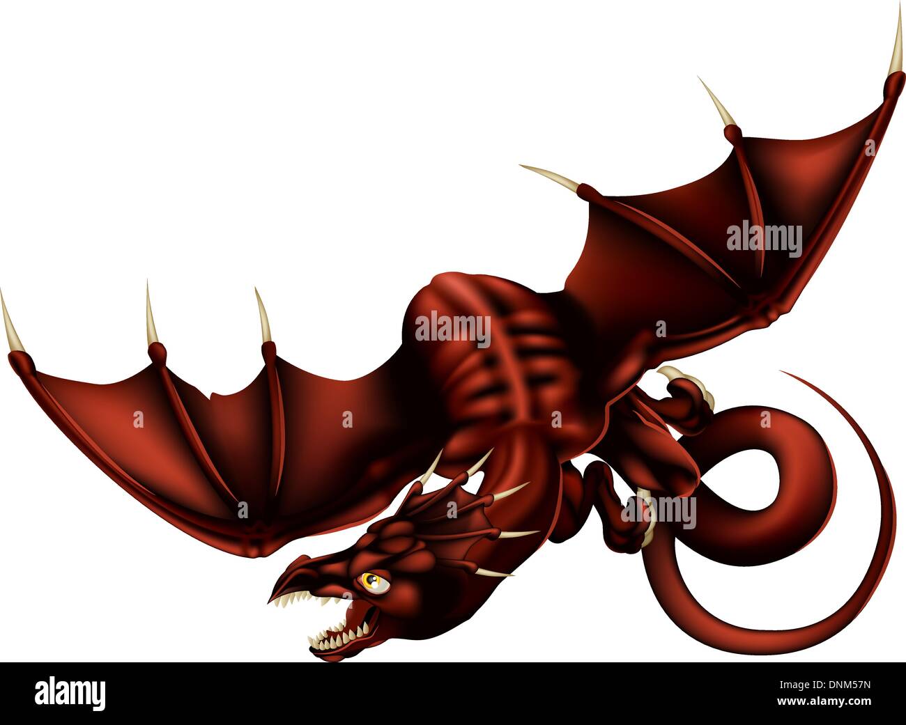 Ancient flying creature Stock Vector Images - Alamy