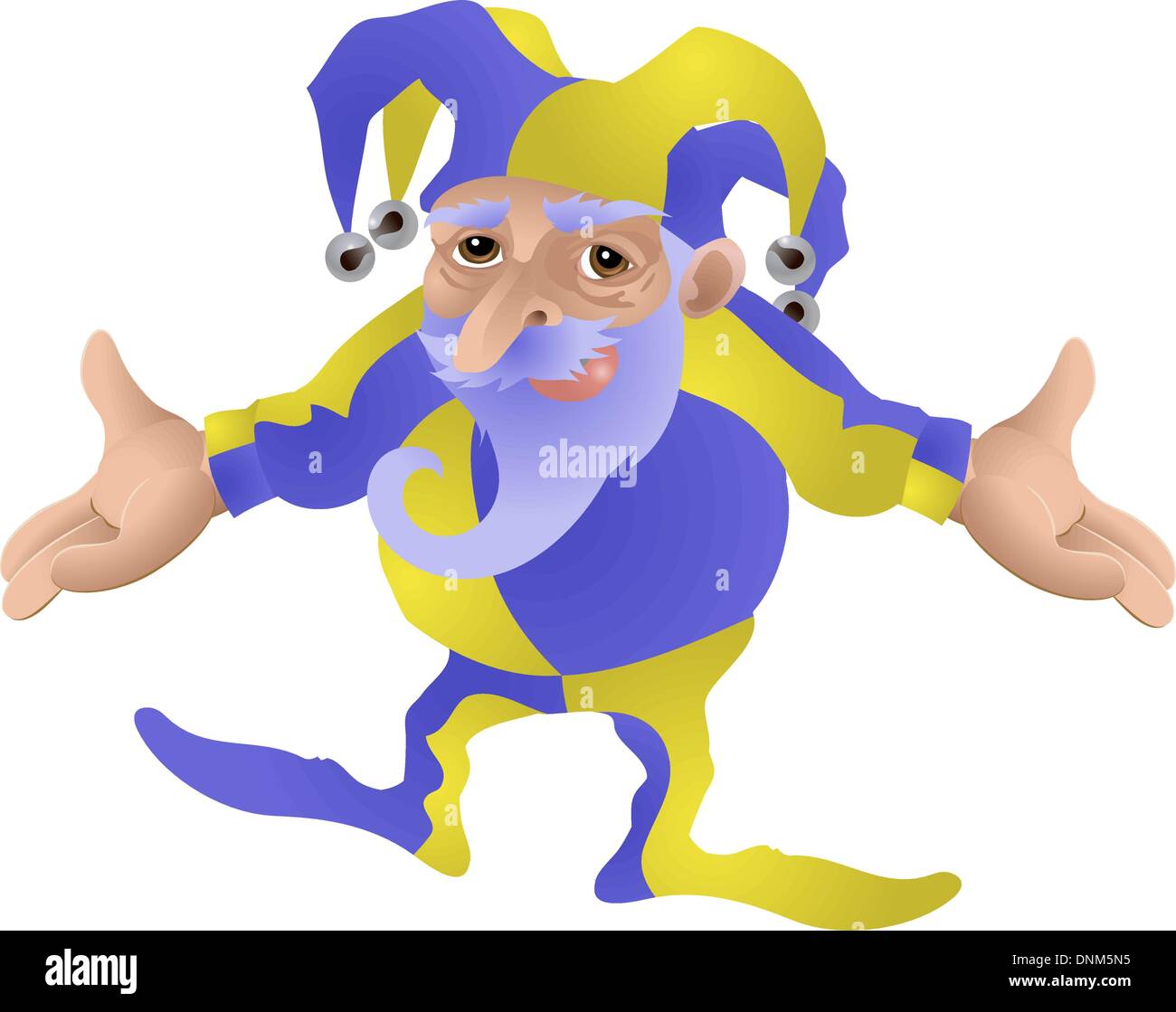 Dancing jester Stock Vector Images - Alamy