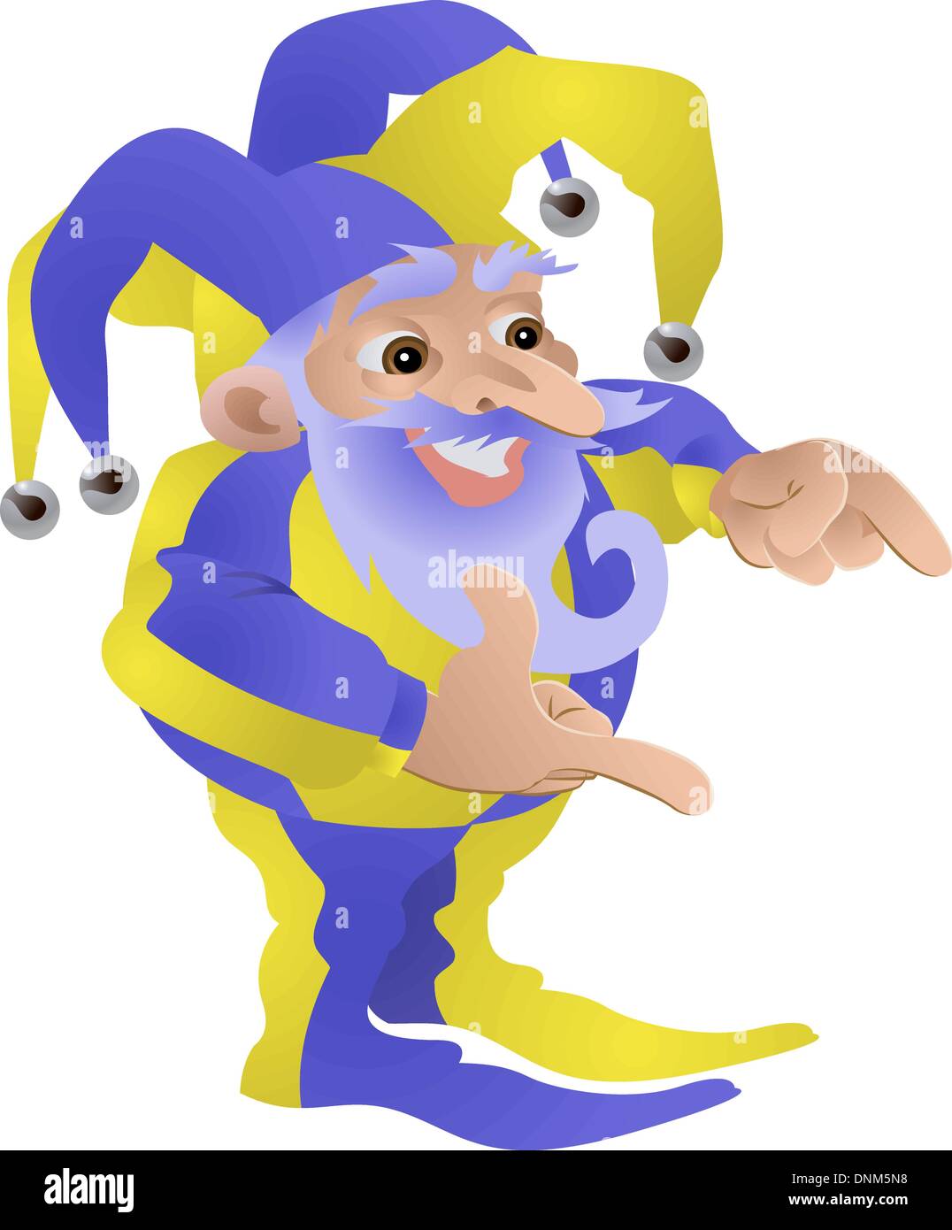 Dancing jester Stock Vector Images - Alamy