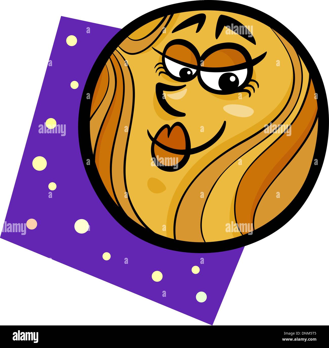 Venus Planet With A Face