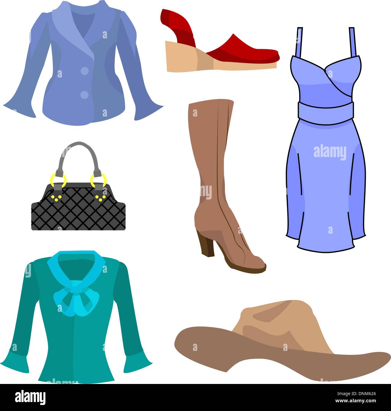 Retail accessories Stock Vector Images - Alamy
