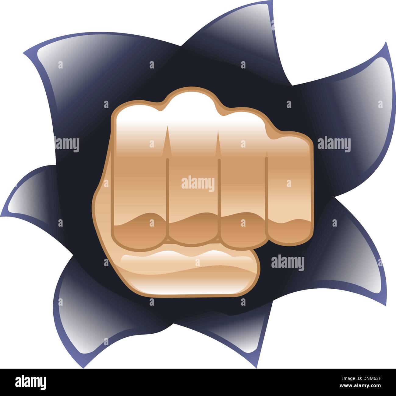 Angry person fist Stock Vector Images - Alamy