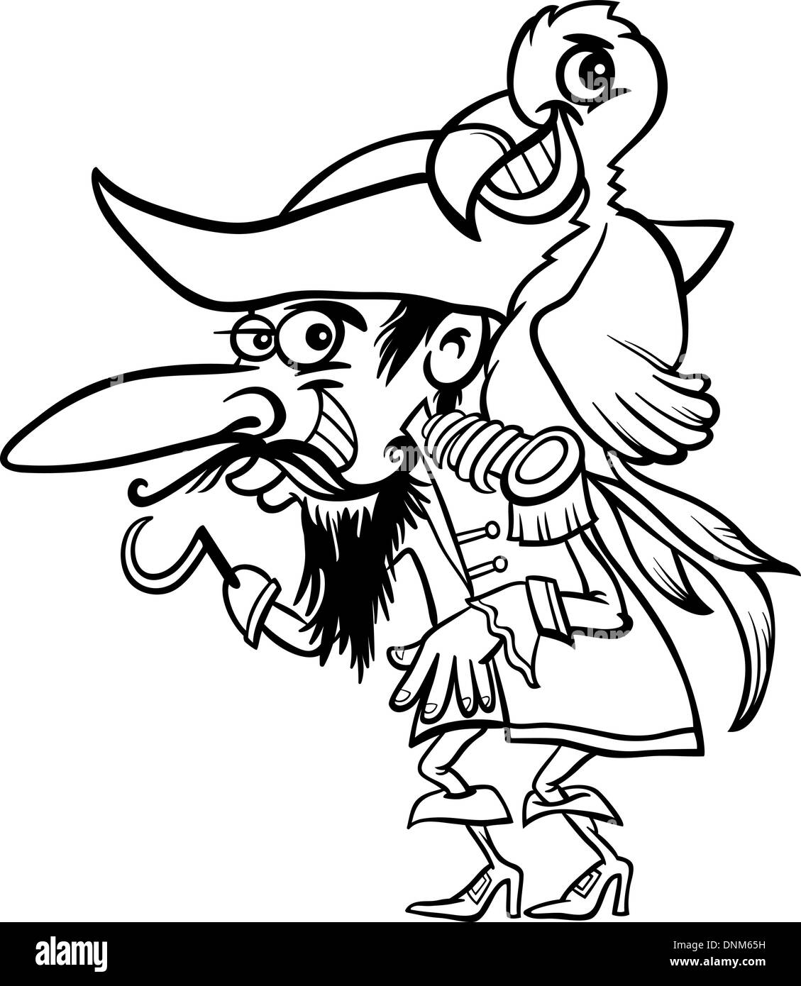 Cute Pirate Clipart Black And White