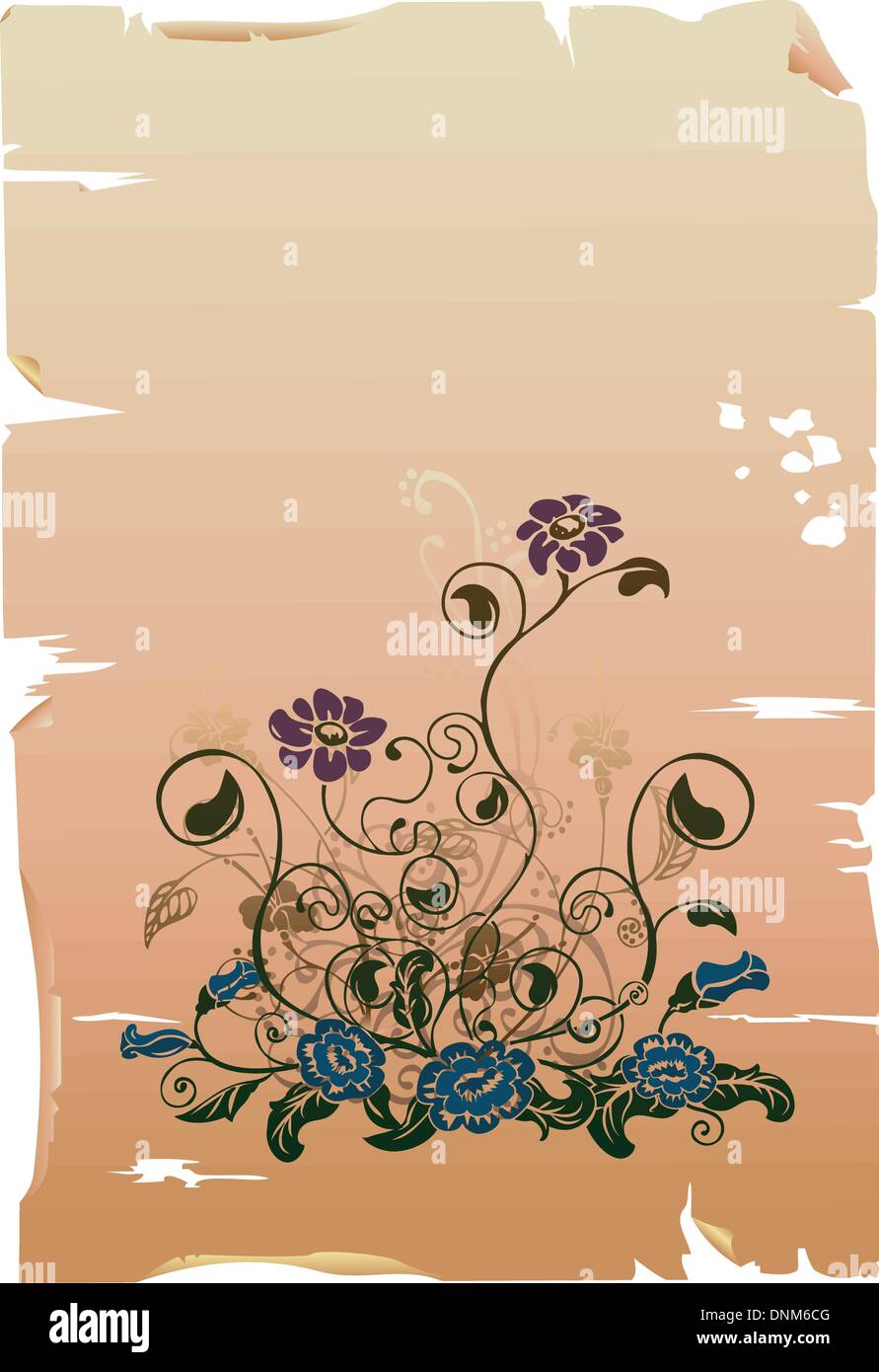 Parchment rose Stock Vector Images - Alamy