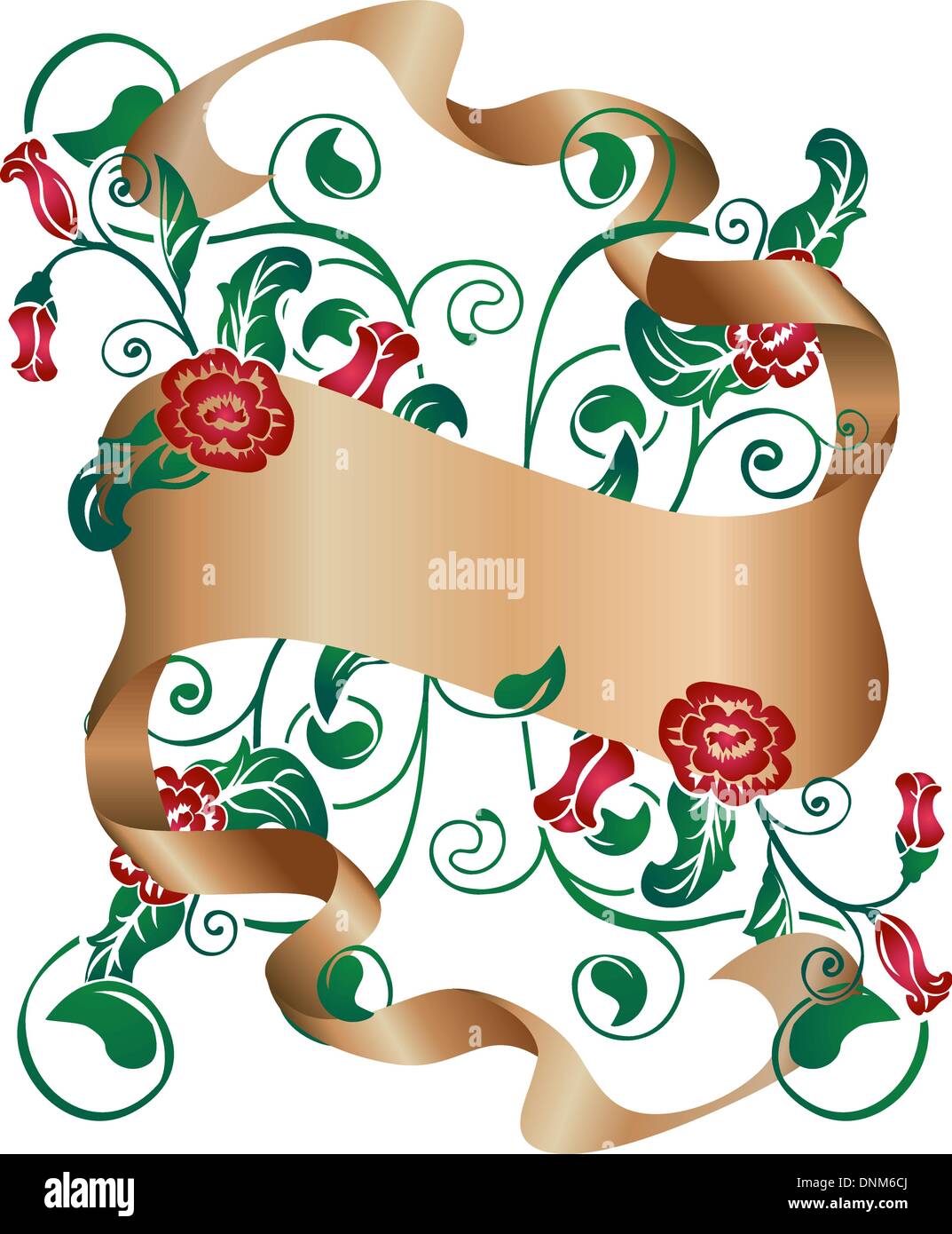 Natural scroll Stock Vector Images - Alamy