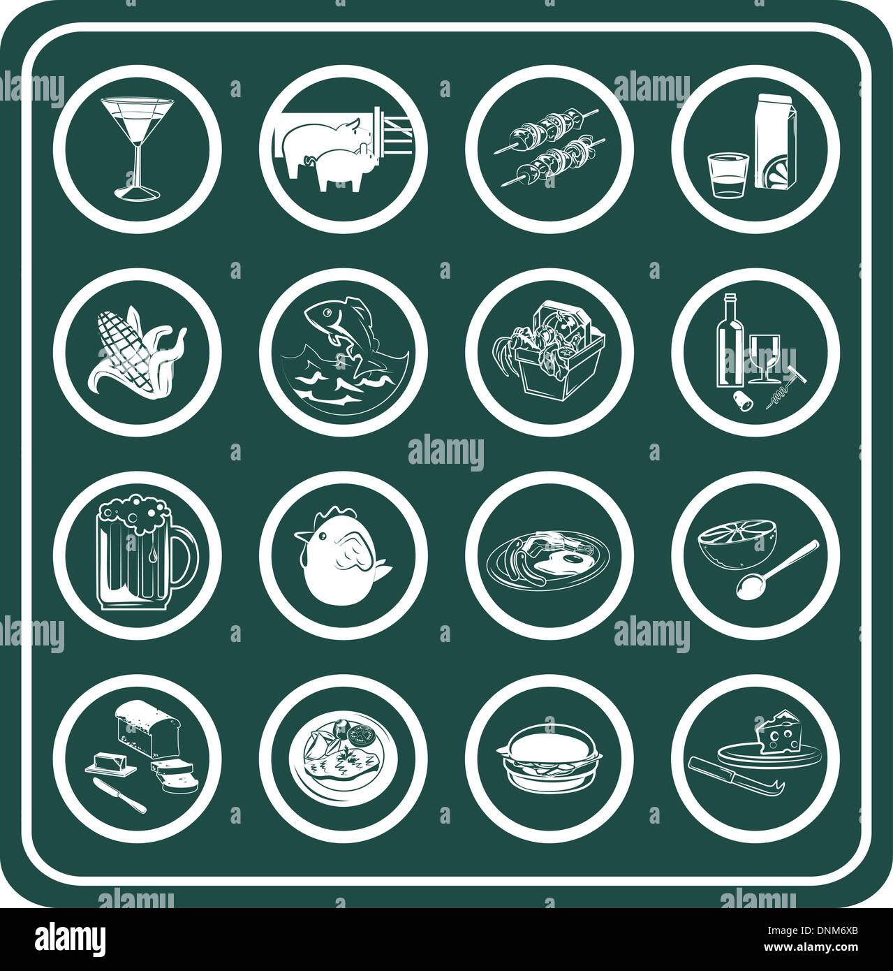 Wine set up Stock Vector Images - Alamy