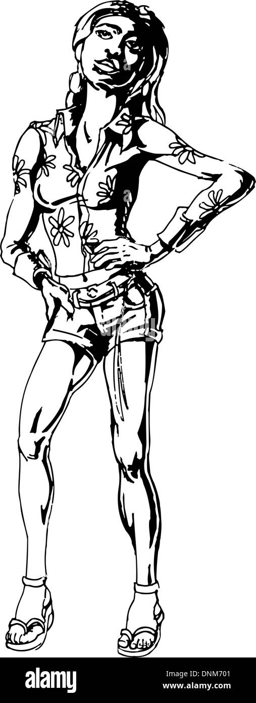 Dressed on white Stock Vector Images - Alamy