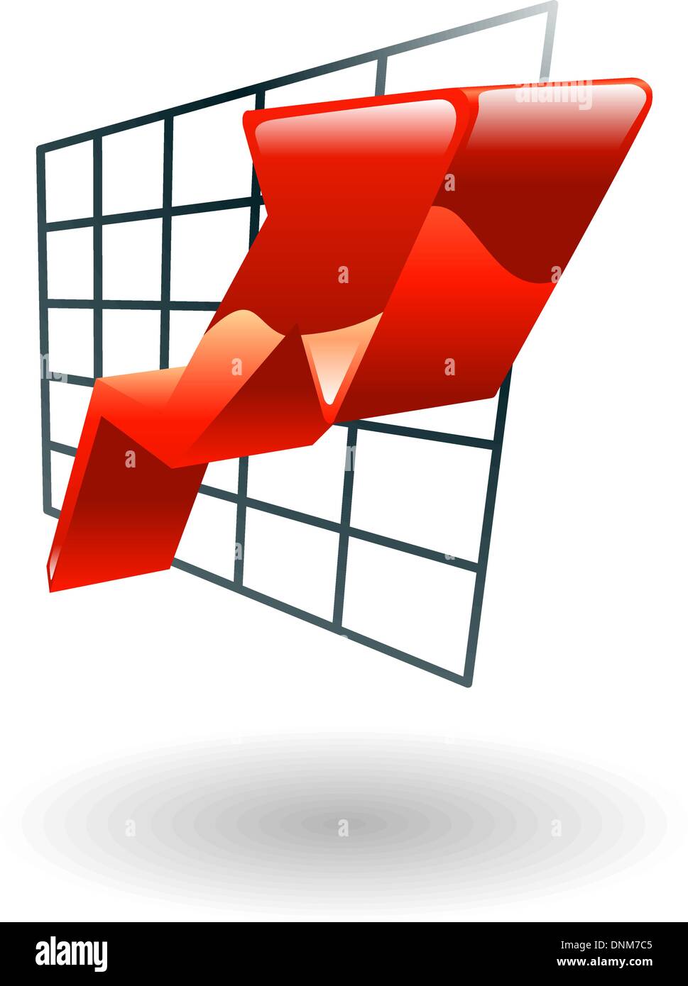 Illustration of a graph with arrows Stock Vector Image & Art - Alamy