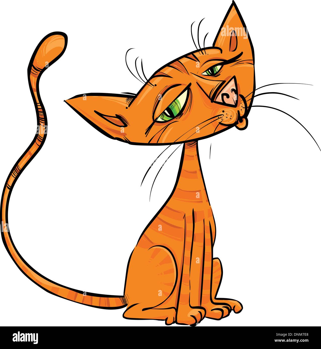 red cat cartoon illustration Stock Vector Image & Art - Alamy