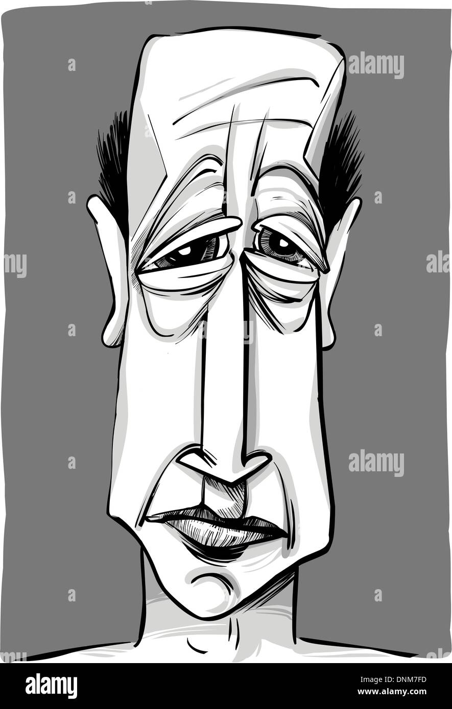 sketch caricature illustration of old bald man Stock Vector Image & Art ... sketch caricature illustration of old bald man Stock Vector Image & Art ...