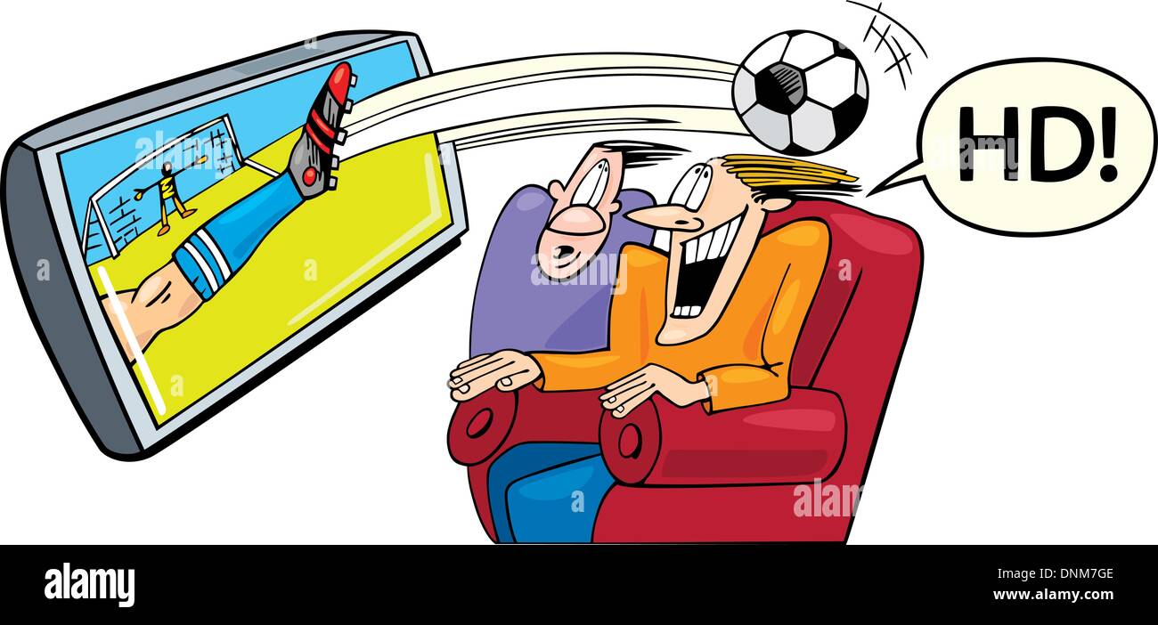 Watching high definition tv hi-res stock photography and images - Alamy