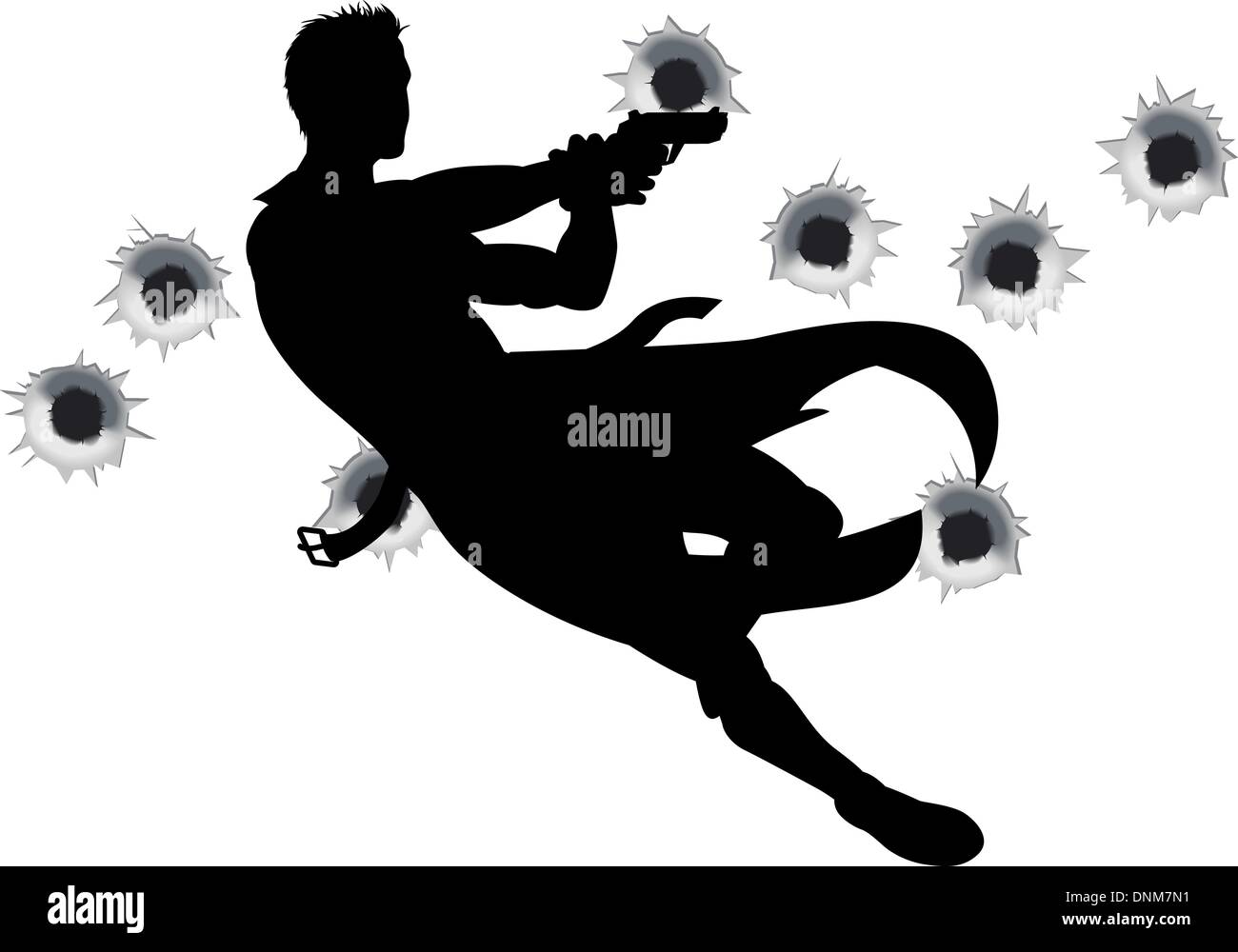 Movie scene fight Stock Vector Images - Alamy