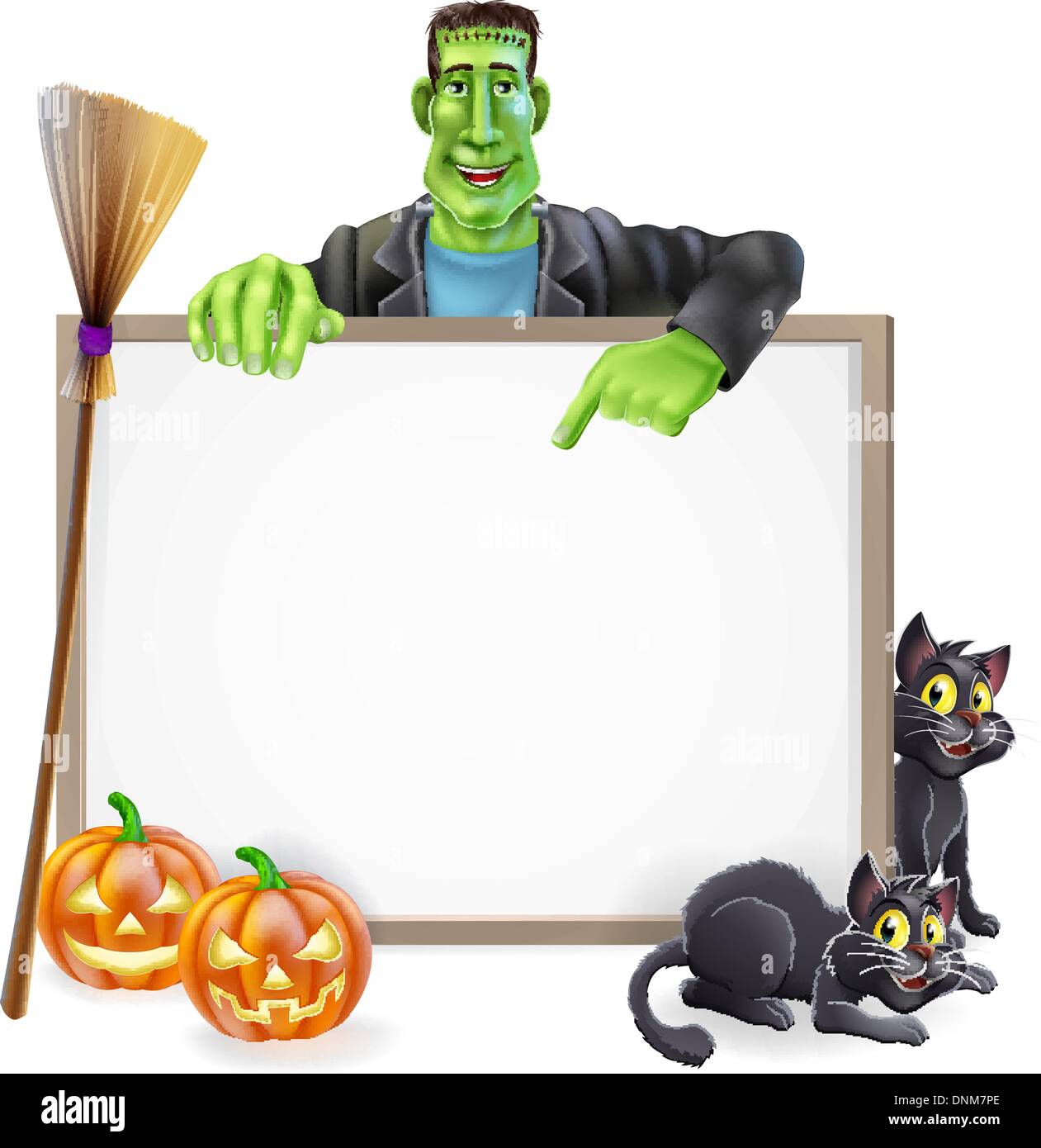 Monsters Halloween Border Clip Art