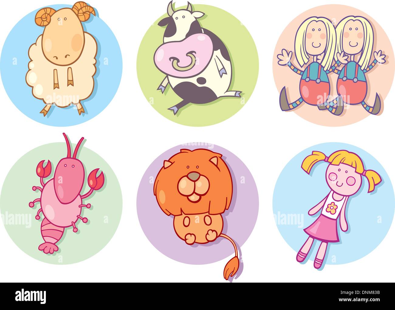 Cute zodiac signs symbols 60 photos - Astrologytoyou.com