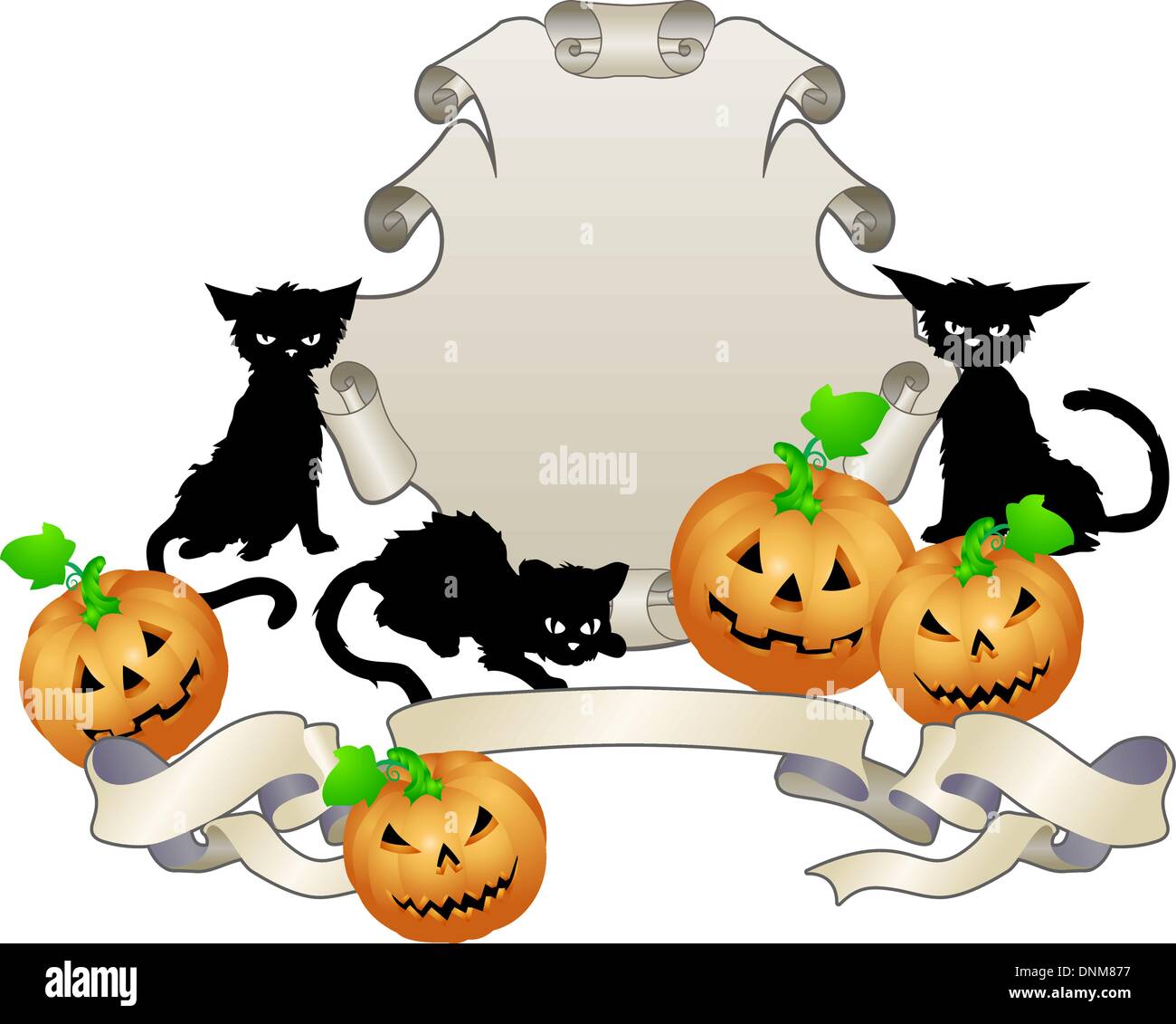 An illustration of a Halloween themed shield Stock Vector Image & Art ...