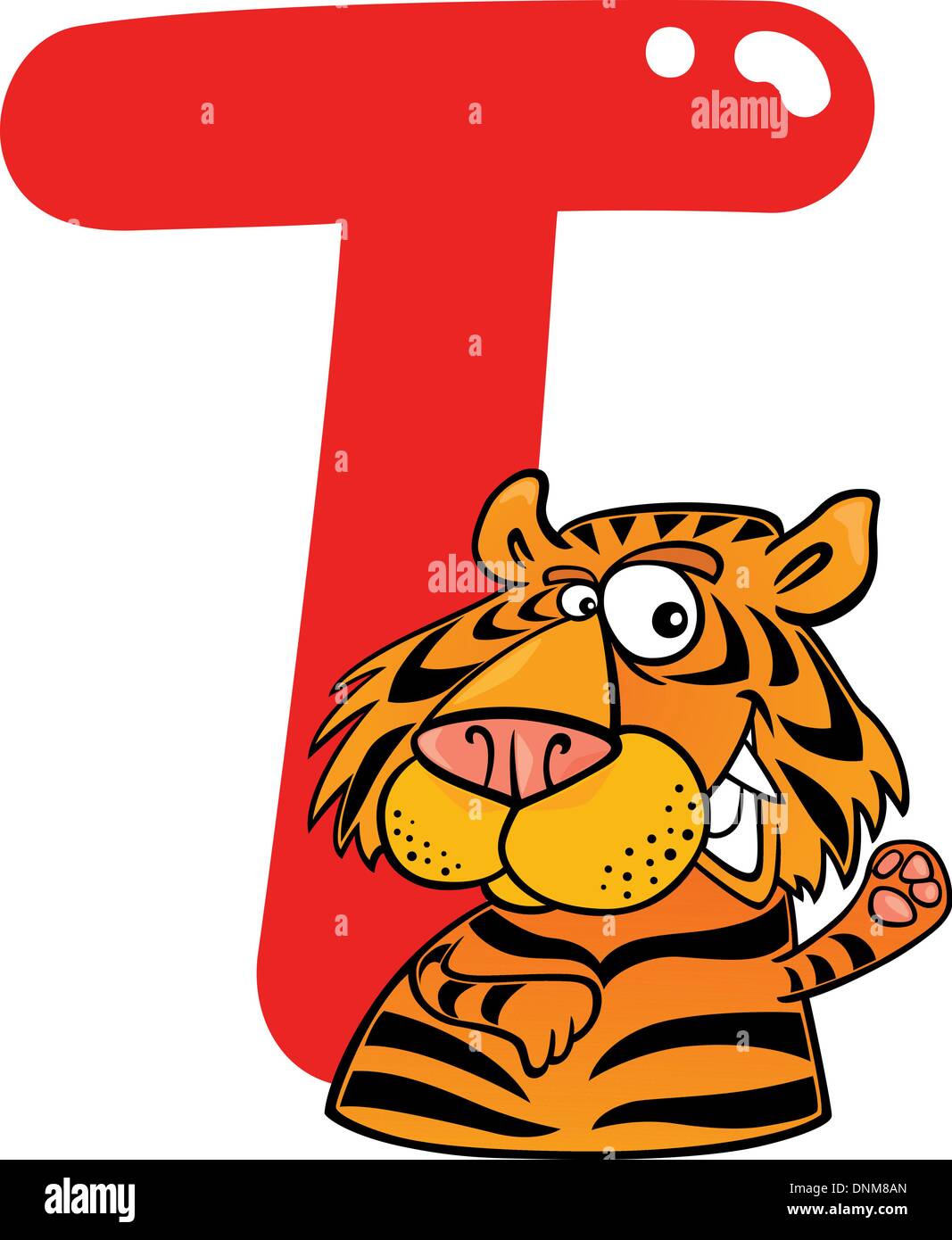 Cartoon Letter T