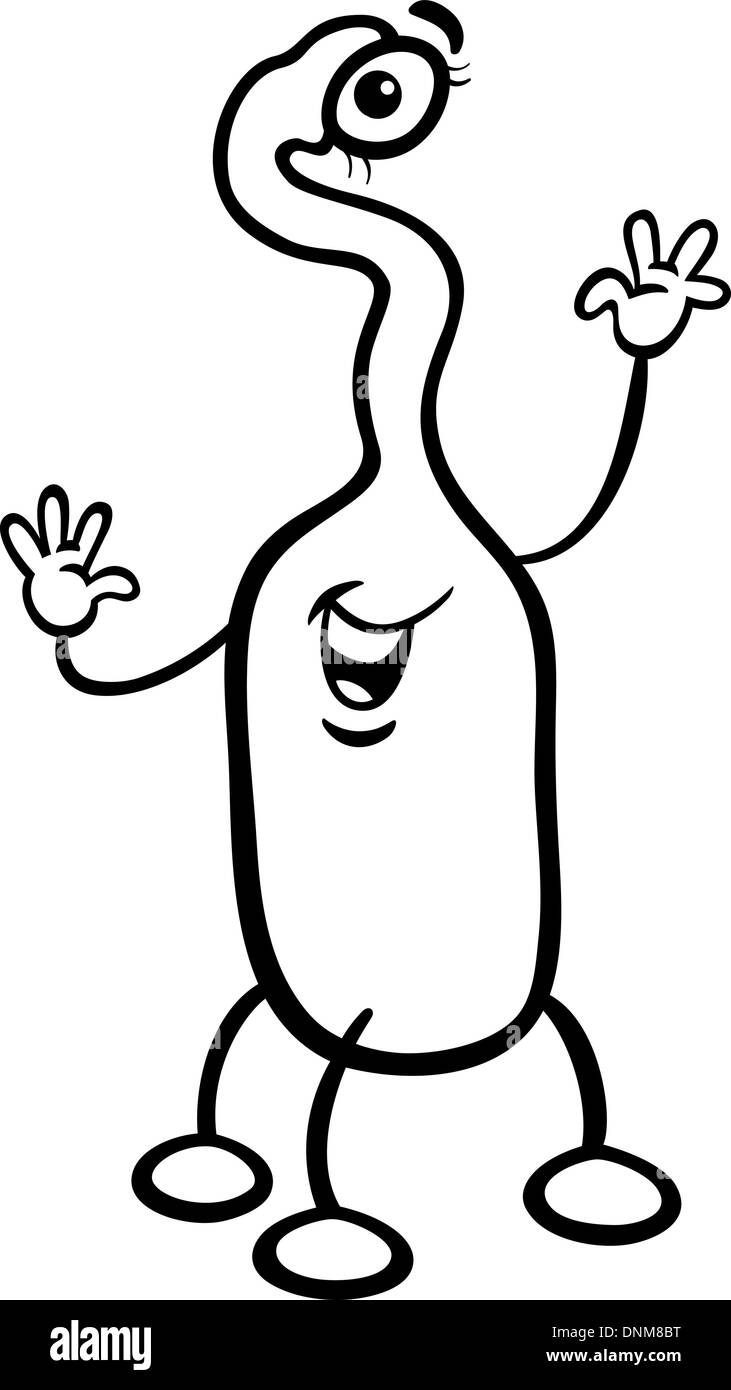 Alien Clip Art Black And White