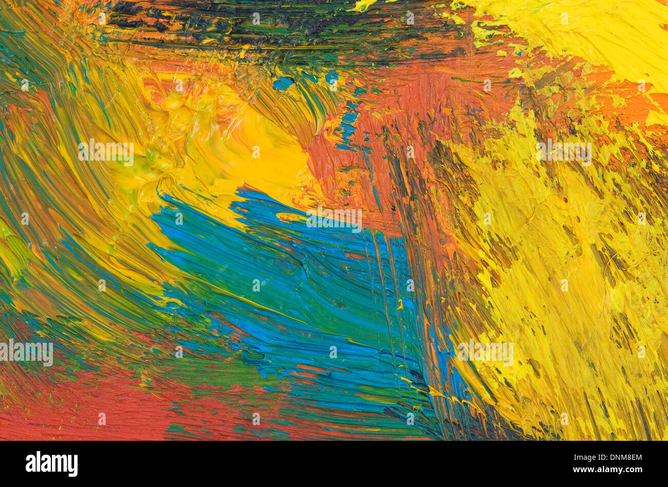 mixed color oil paints background Stock Photo - Alamy