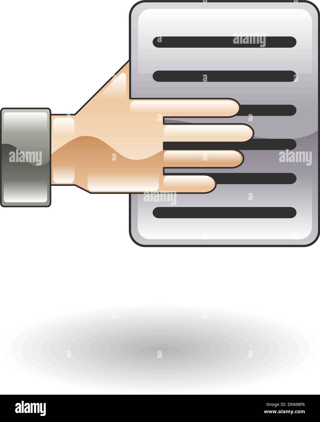 Human handing Stock Vector Images - Alamy