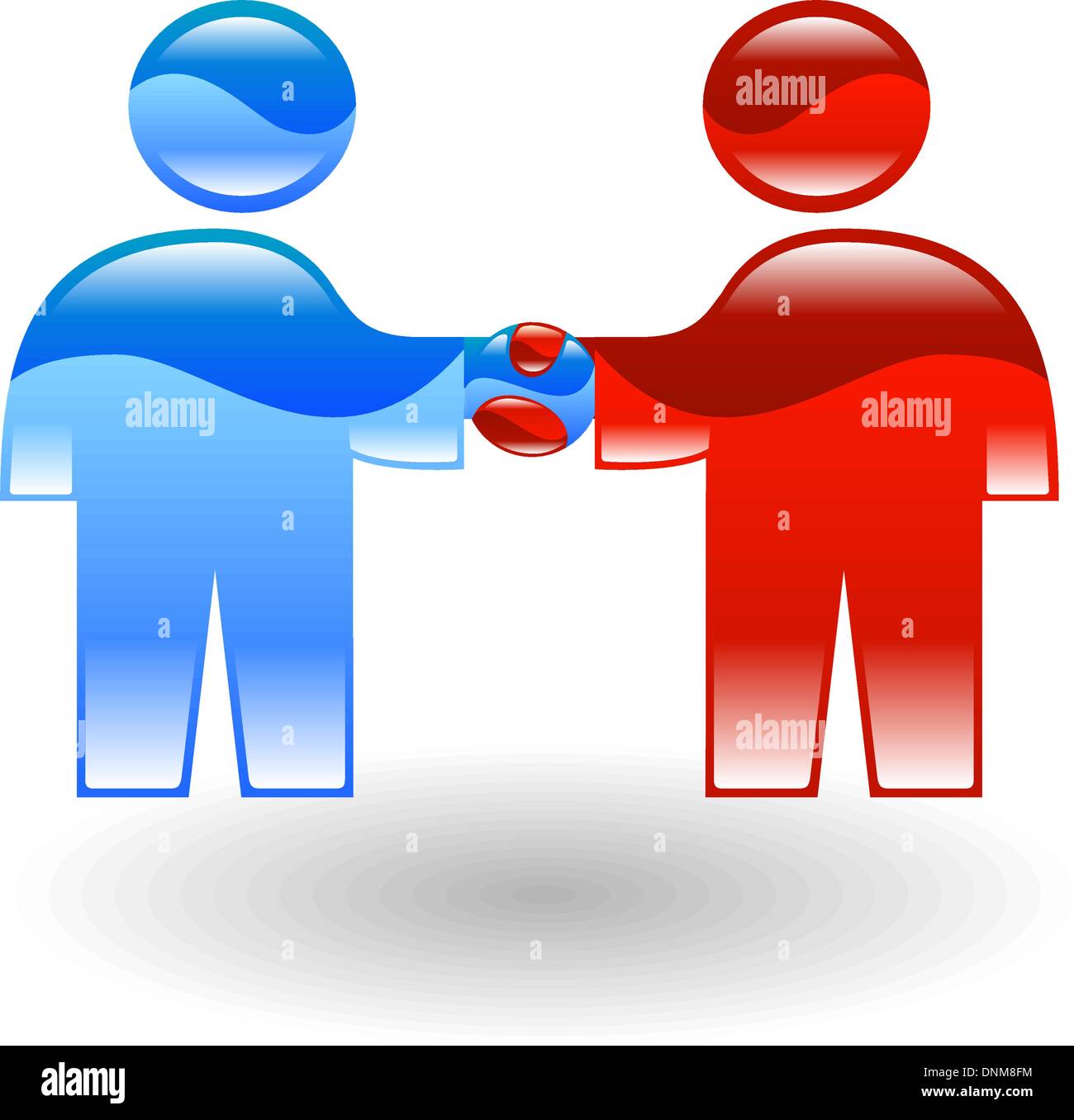 Stylised people Cut Out Stock Images & Pictures - Alamy