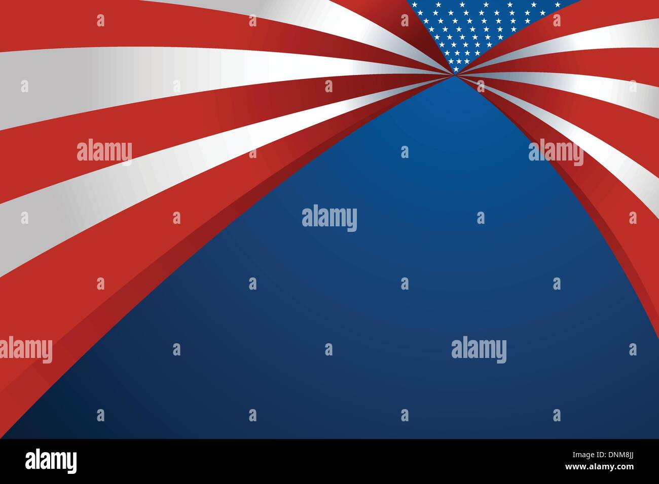A vector illustration of American flag background design Stock Vector ...