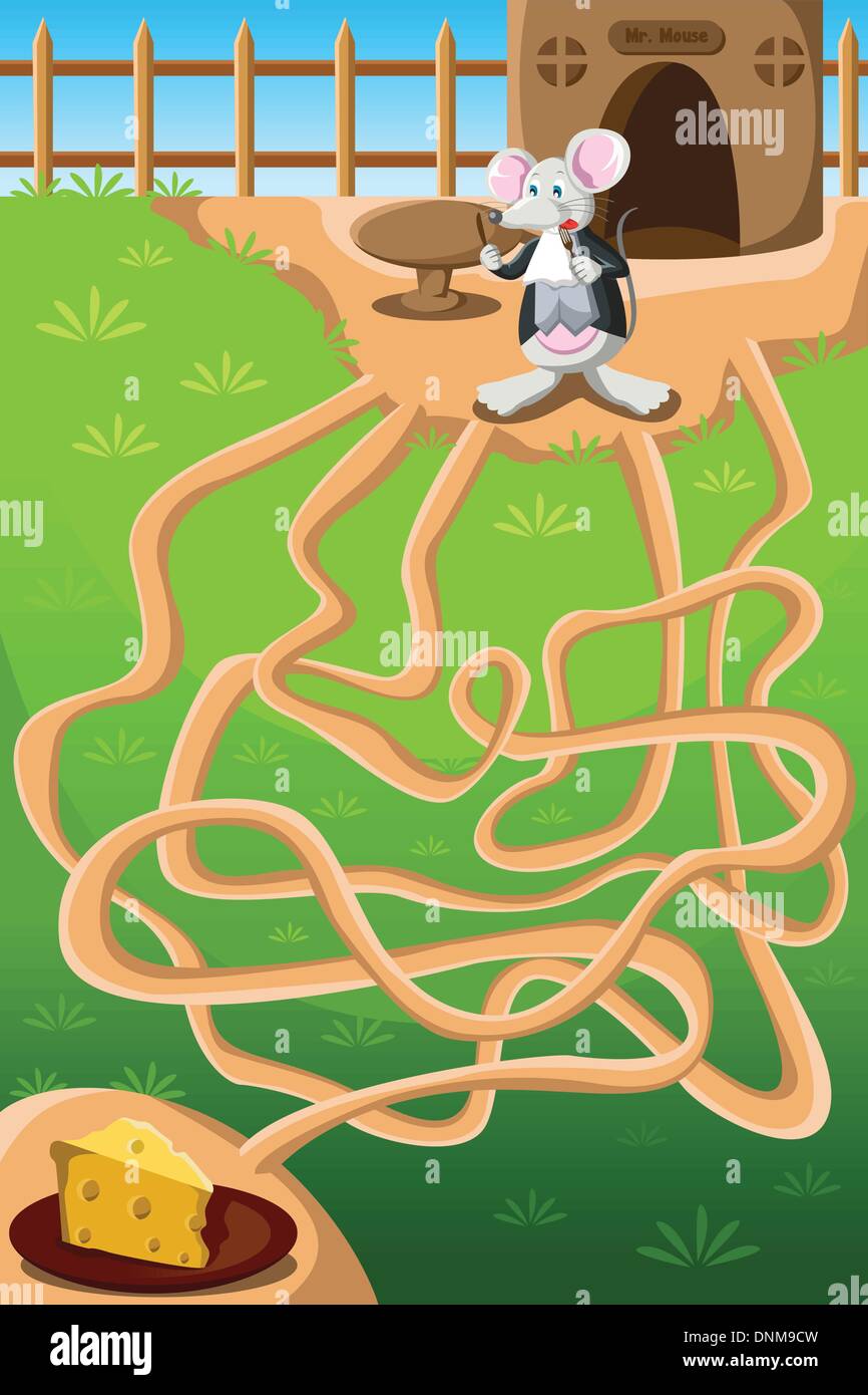 Mouse maze hi-res stock photography and images - Alamy