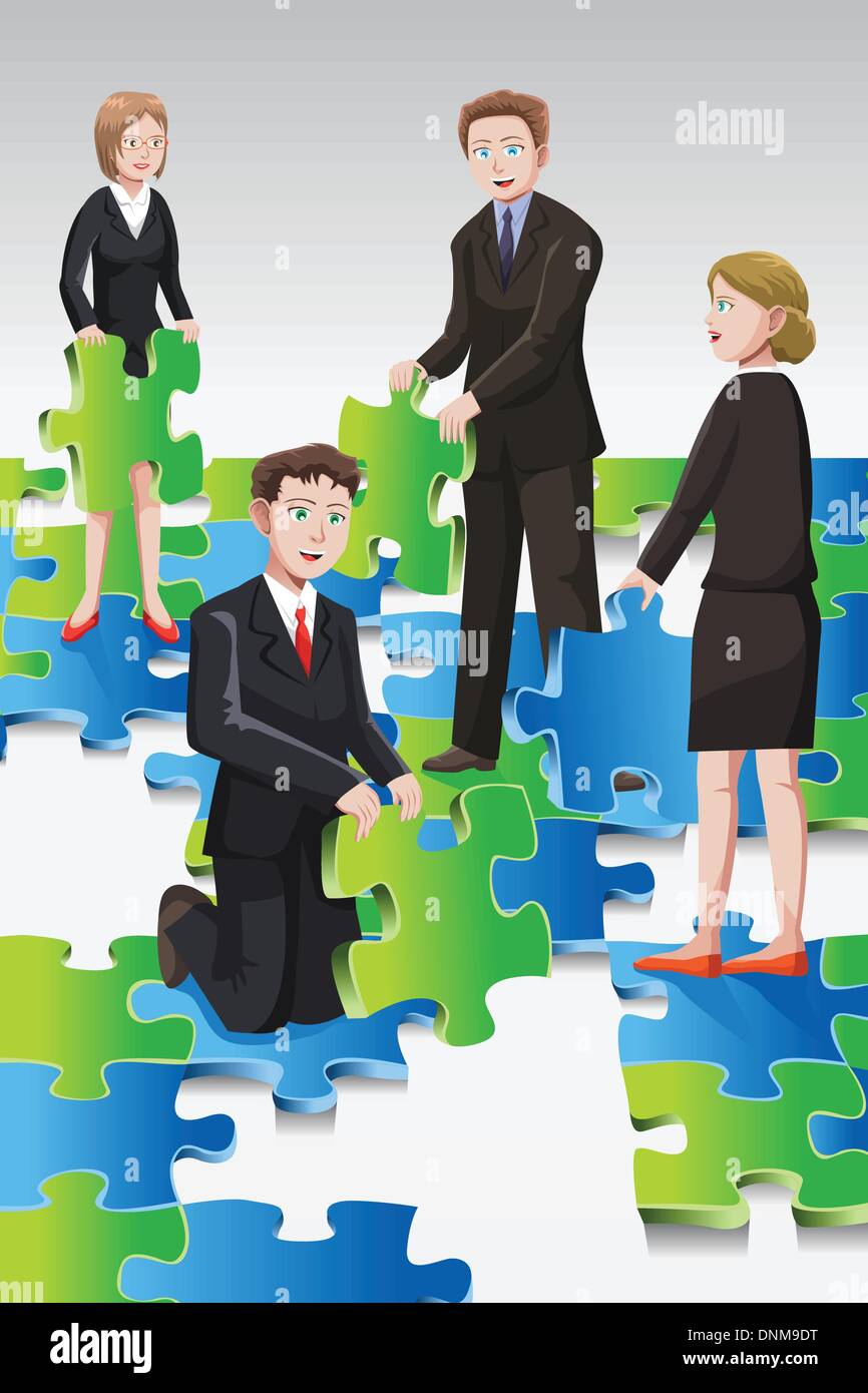 Group strategy thinking concept Stock Vector Images - Alamy