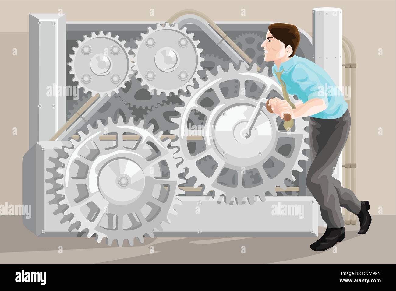 Gear vector vectors hi-res stock photography and images - Alamy