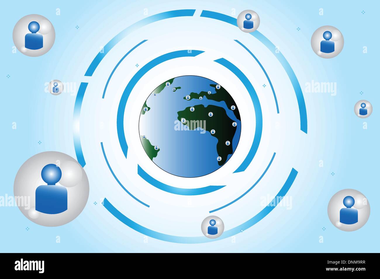 Networking vectors hi-res stock photography and images - Alamy