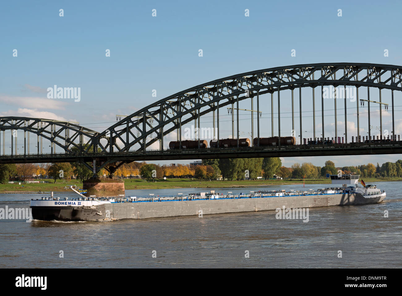 Rhine river barge hi-res stock photography and images - Alamy