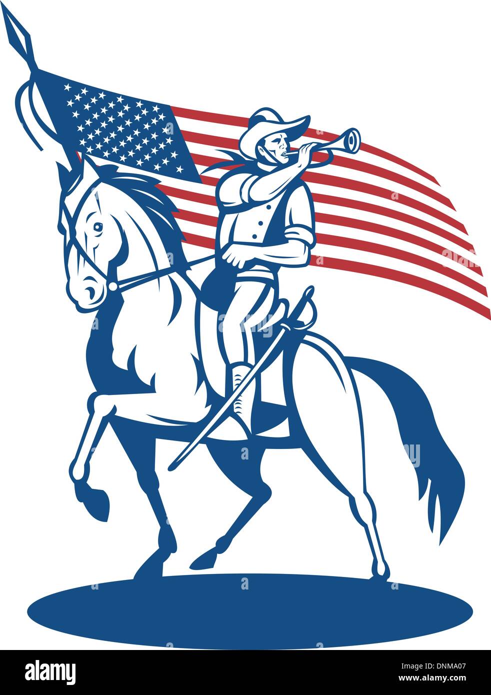 American cavalry uniform hi-res stock photography and images - Alamy