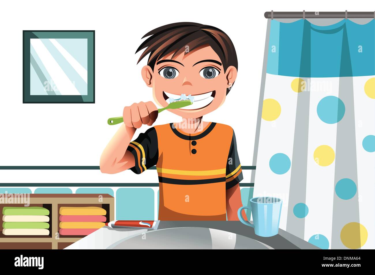 Se Brosser Les Dents Clipart School