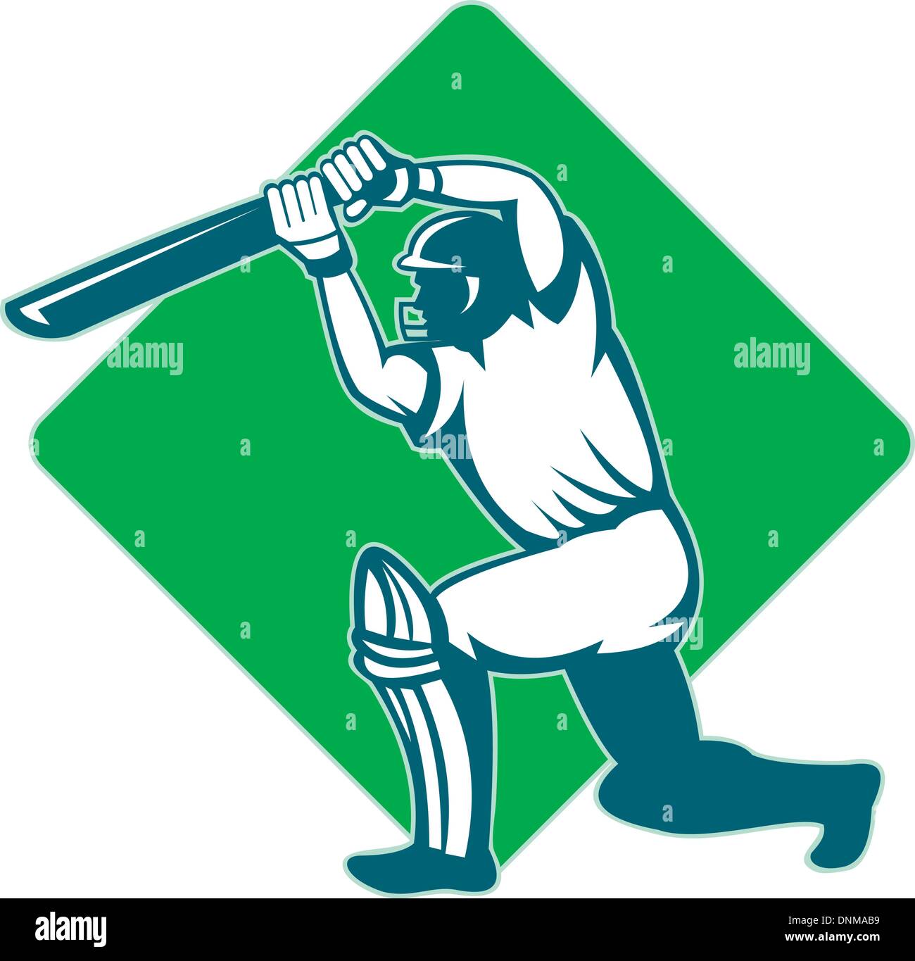 Cricket side view Stock Vector Images - Alamy