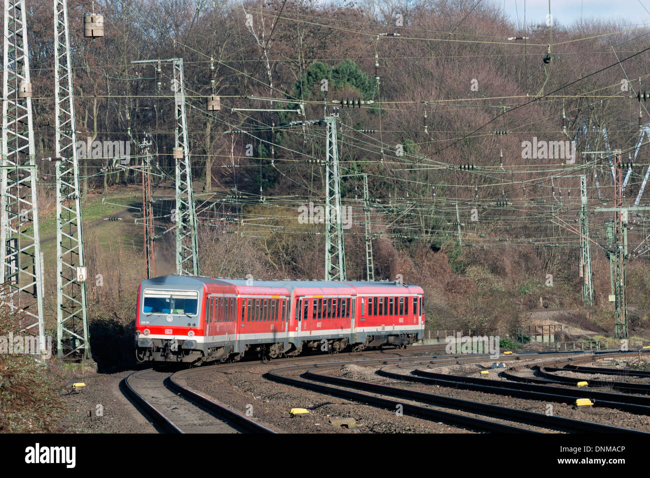 Passenger train, Cologne, Germany Stock Photo - Alamy