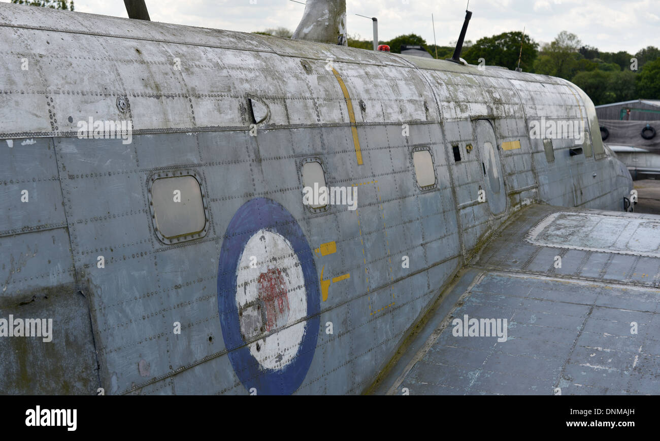 Avro Shackleton British bomber and surveillance aircraft detail Stock ...