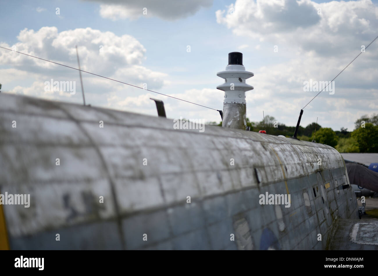 Avro Shackleton British bomber and surveillance aircraft detail Stock ...