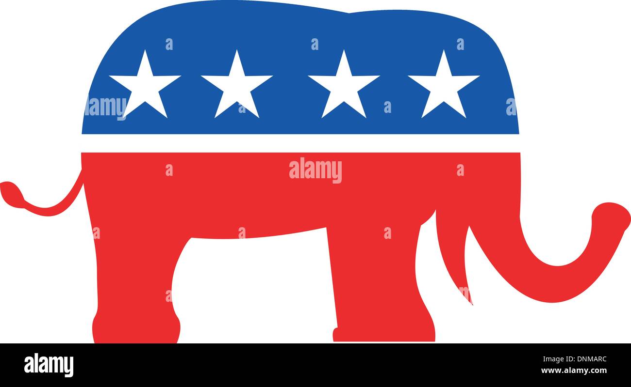 Vintage Republican Symbol