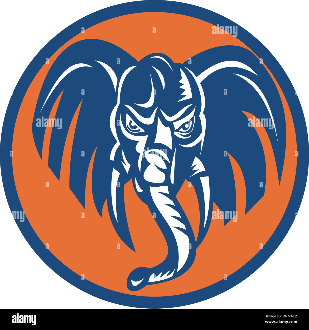 Elephant circle hi-res stock photography and images - Alamy