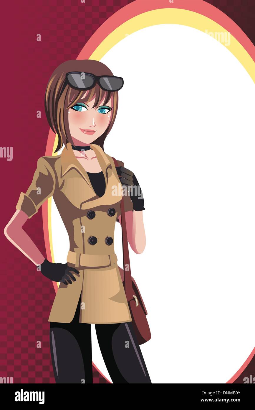 Beautiful cute vector vectors hi-res stock photography and images - Alamy