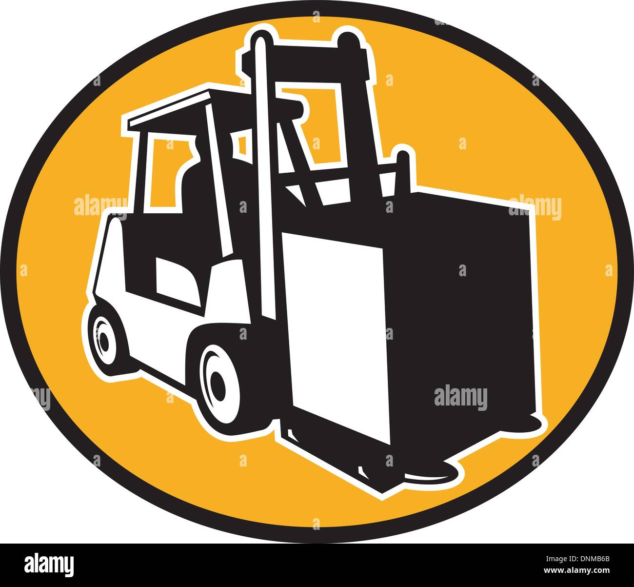 Forklift vectors hi-res stock photography and images - Alamy