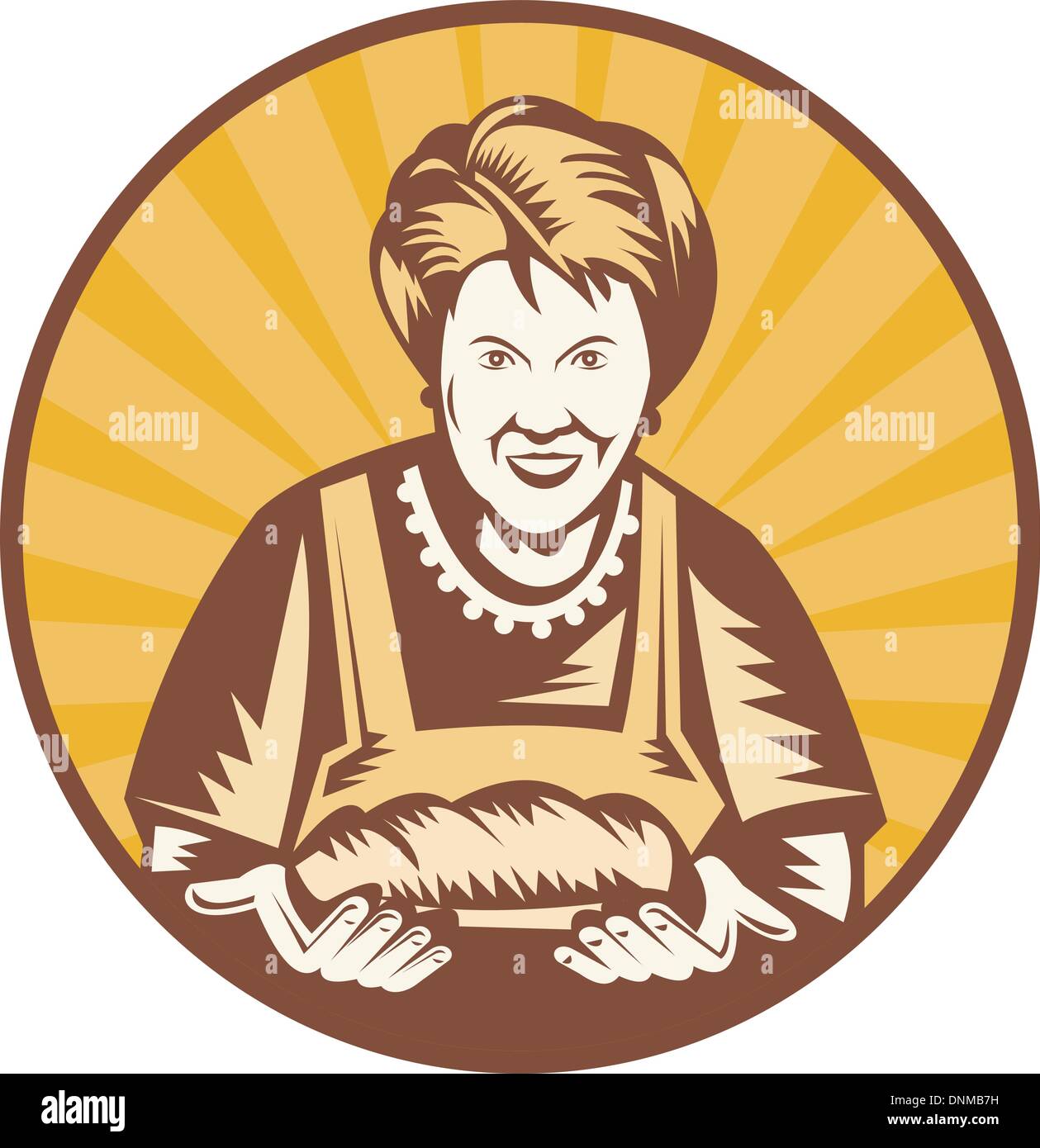 Bread housewife granny hi-res stock photography and images - Alamy