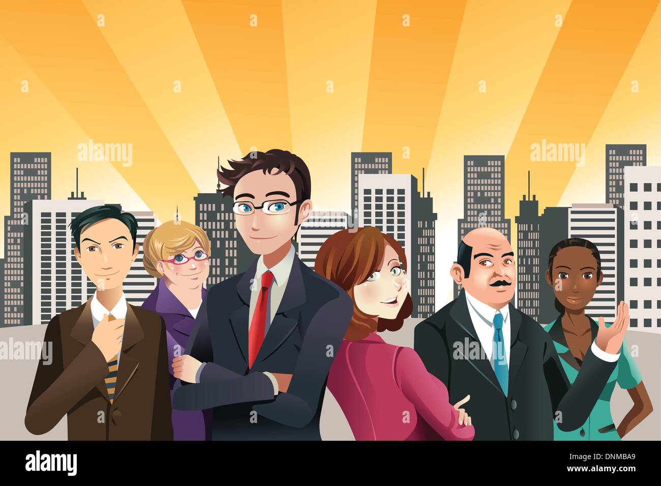 Confident vector vectors hi-res stock photography and images - Alamy