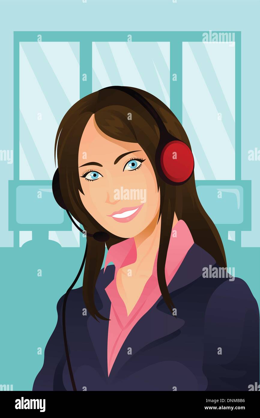 Wearing a phone Stock Vector Images - Alamy