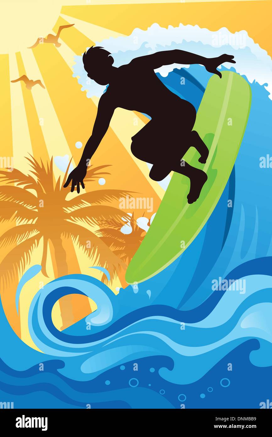 Ocean vector vectors hi-res stock photography and images - Alamy