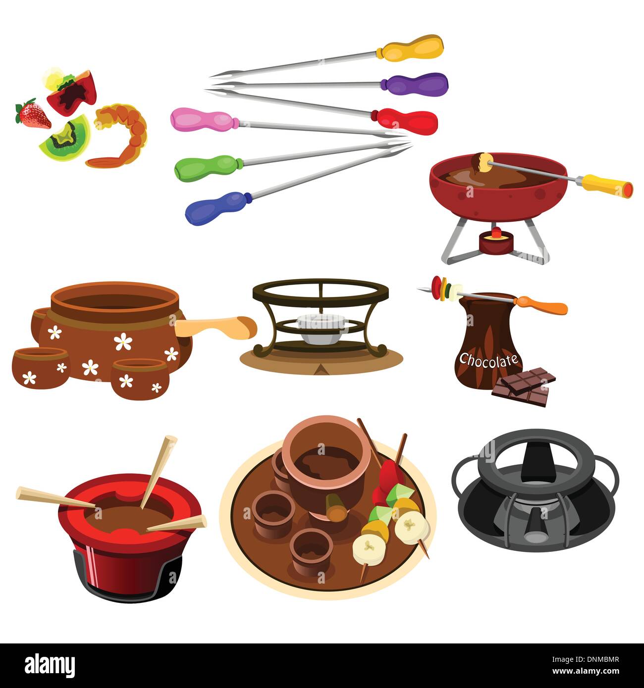Chocolate Fondue Clip Art