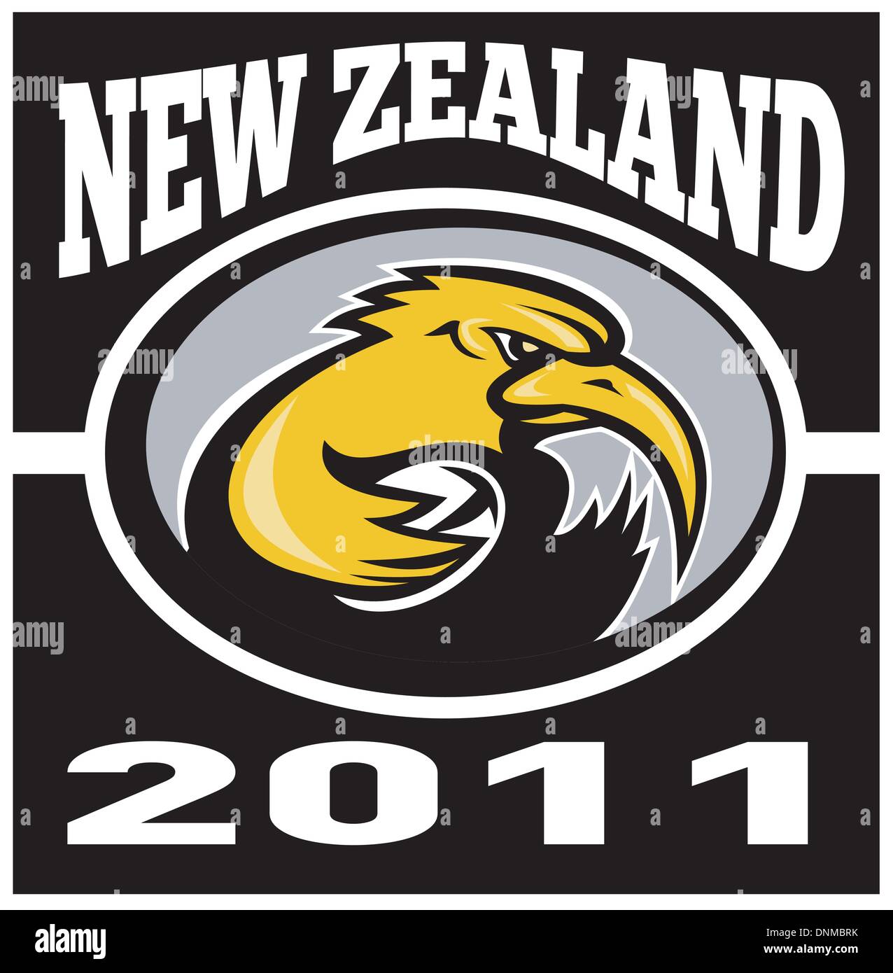 Illustration rugby ball words hi-res stock photography and images - Alamy