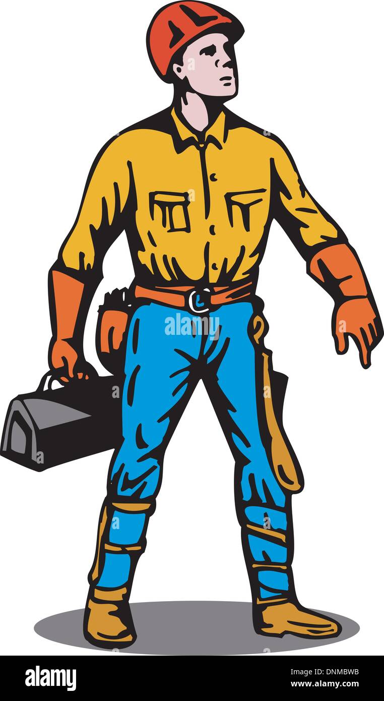 Cartoon Lineman Peile