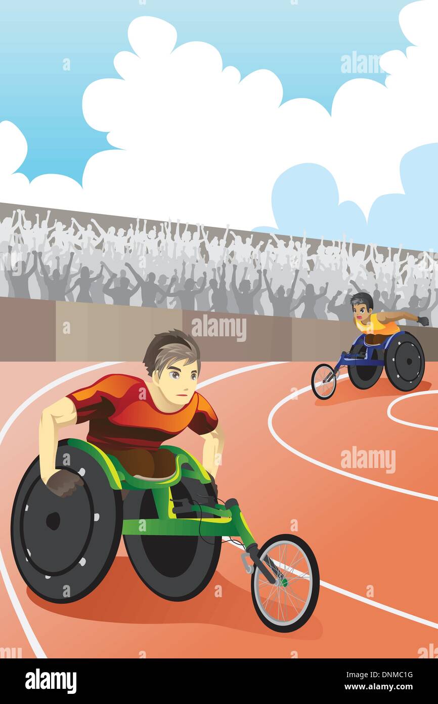 Wheelchair vector vectors hi-res stock photography and images - Alamy